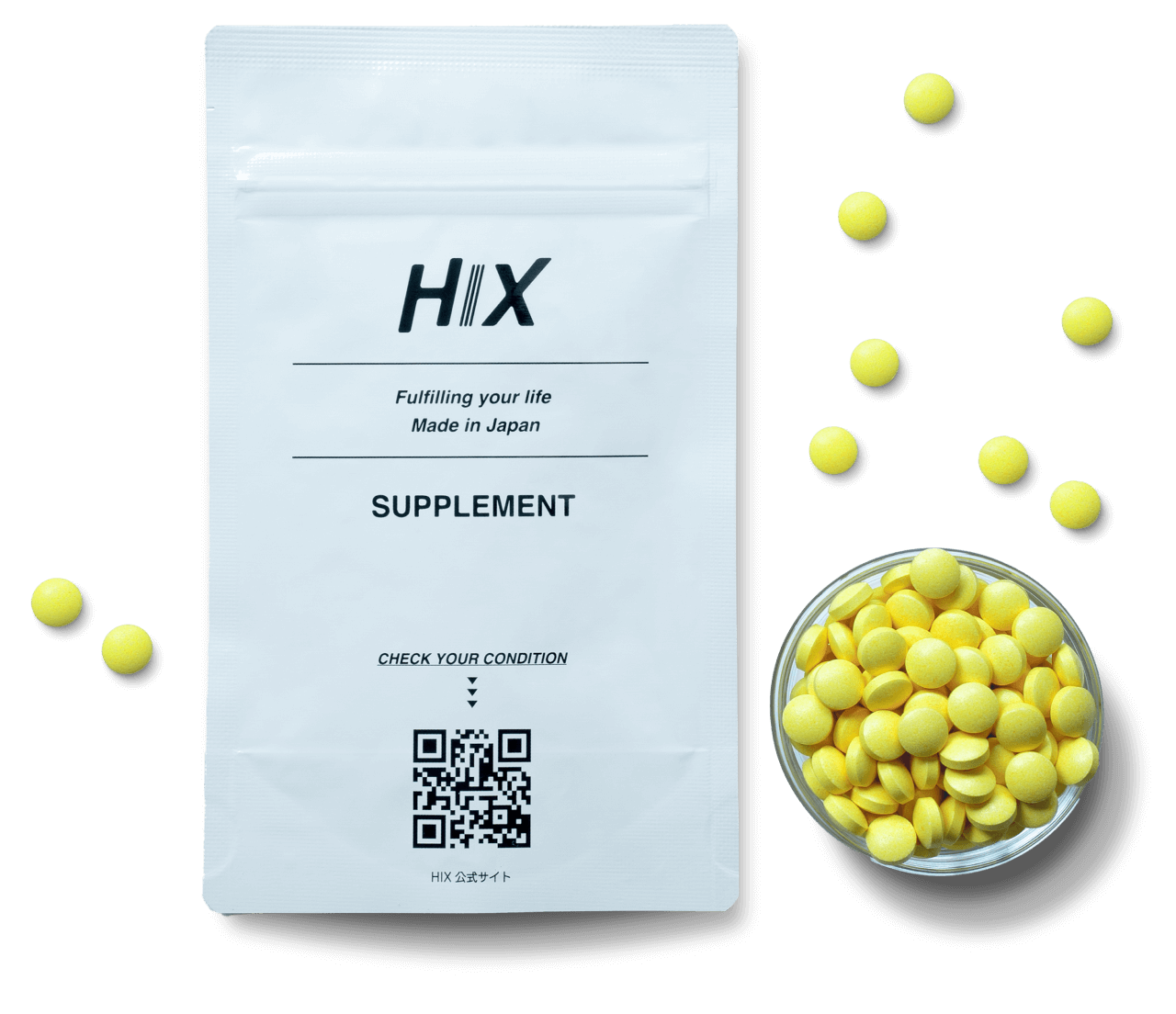 HIX Supplement （ヒックス サプリメント） | AGA管理アプリ HIX - アプリではじめる、あなたにあった薄毛対策