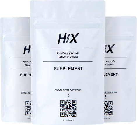 HIX Supplement （ヒックス サプリメント） | AGA管理アプリ HIX - アプリではじめる、あなたにあった薄毛対策
